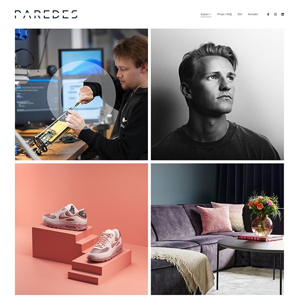 Creative Portfolio Website Examples from Photographers, Artists ...